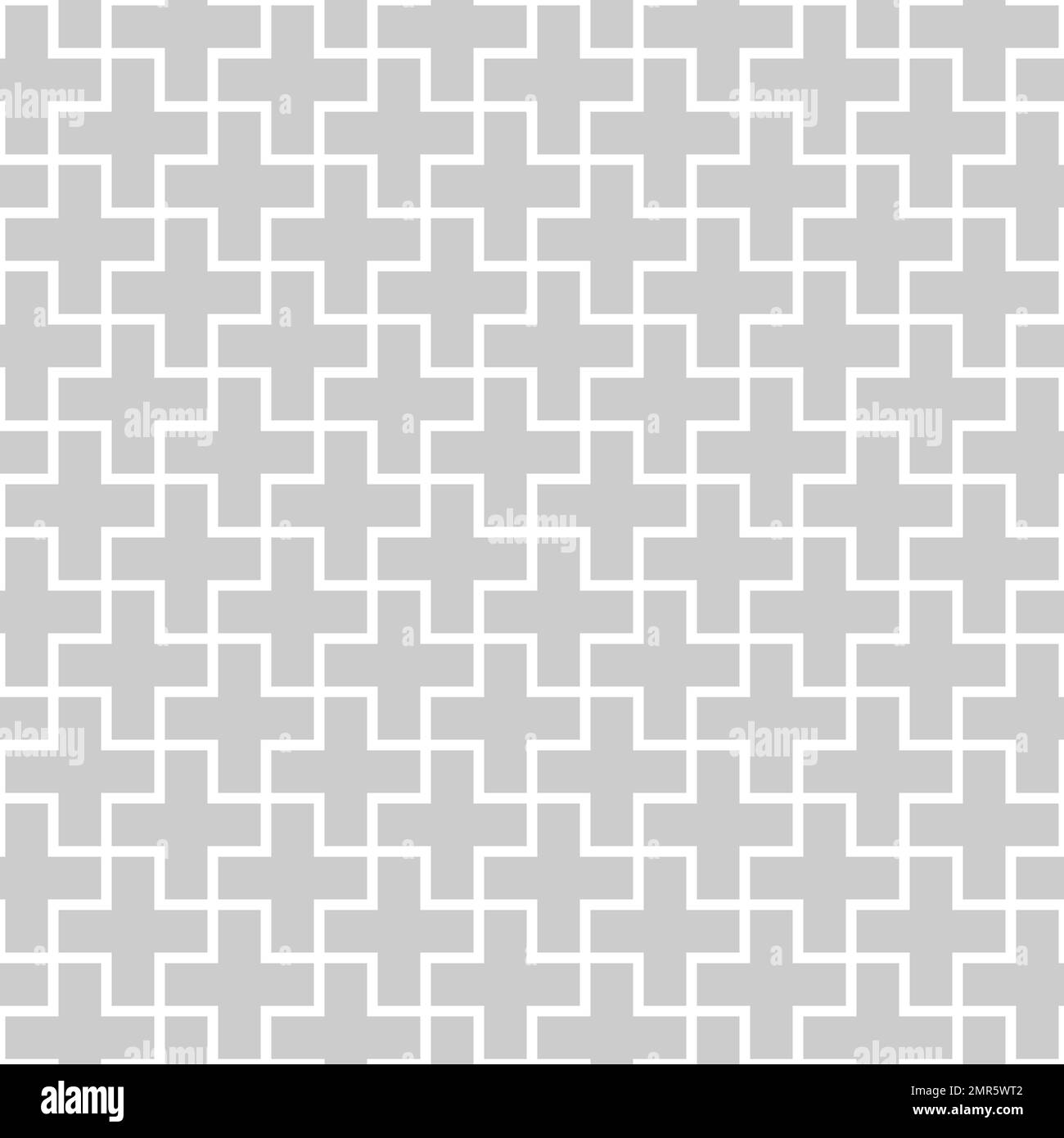 Abstract seamless pattern background. Mosaic of grey geometric crosses ...
