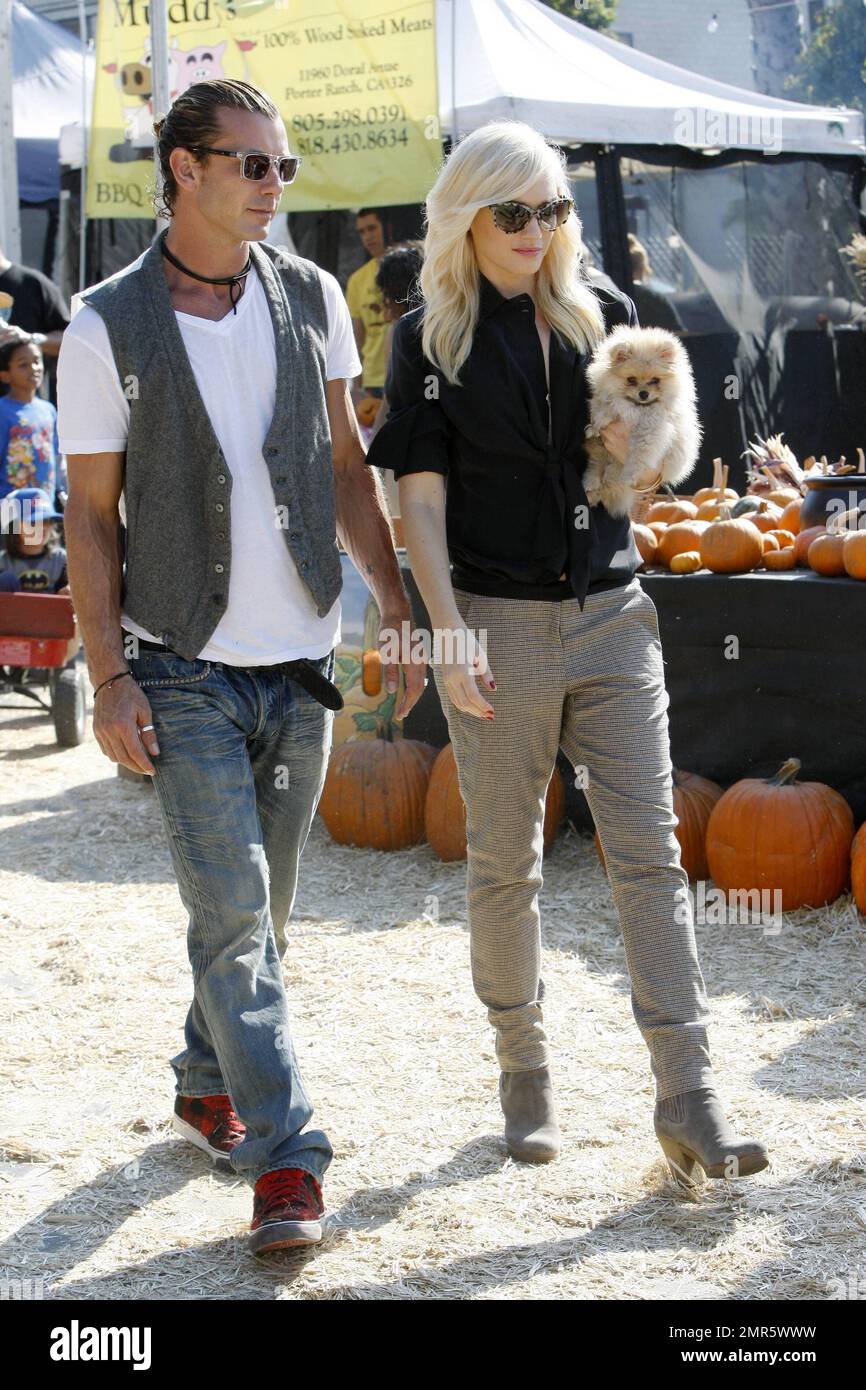 Gwen Stefani and rocker husband Gavin Rossdale get in to the Halloween ...