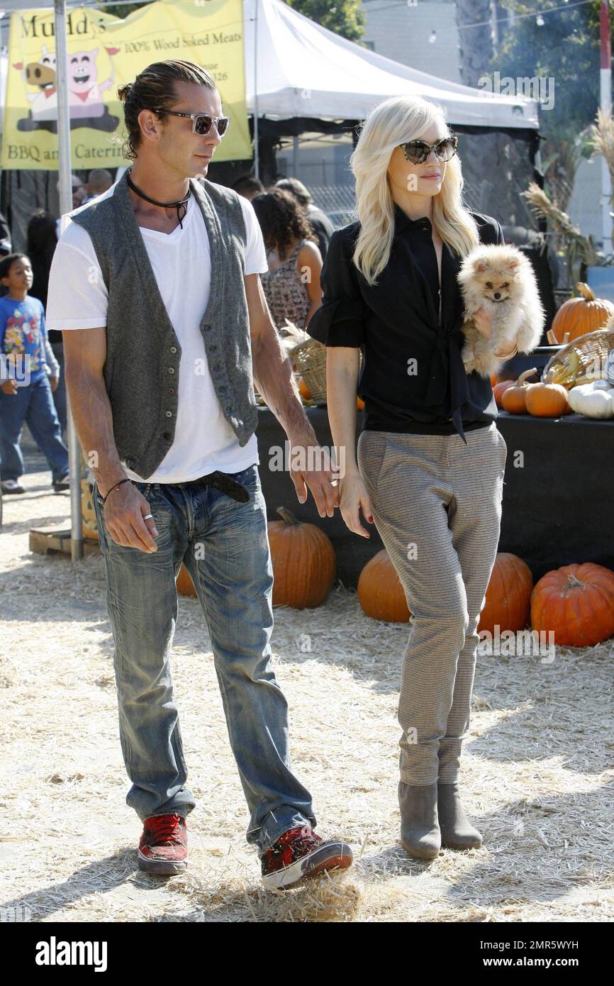 Gwen Stefani and rocker husband Gavin Rossdale get in to the Halloween ...