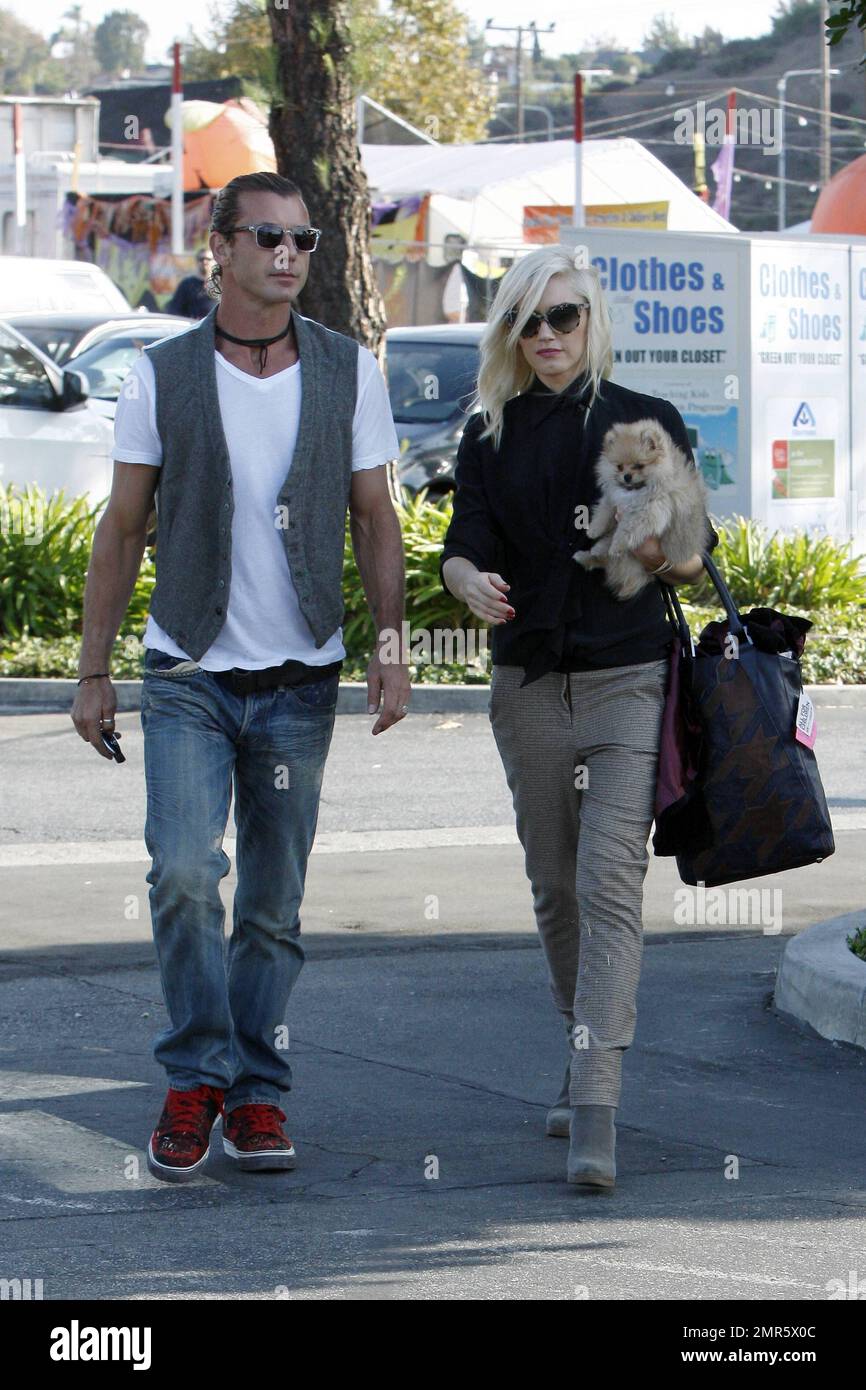 Gwen Stefani and rocker husband Gavin Rossdale get in to the Halloween ...