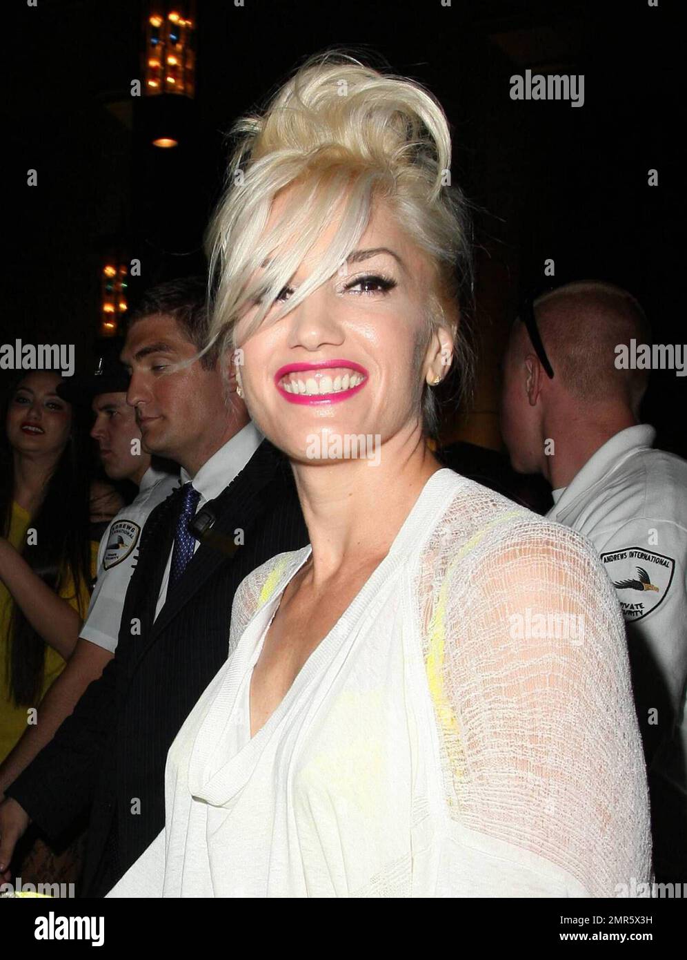 Gwen Stefani Arrives To Watch Husband Gavin Rossdale Perform At The Grove Summer Concert Series