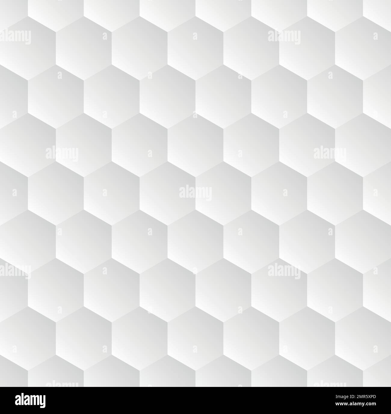 Light grey seamless vector hexagonal pattern background Stock Vector ...