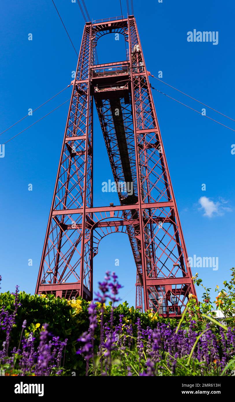 Vizcaya ferry Bridge, Portugalete Stock Photo - Alamy