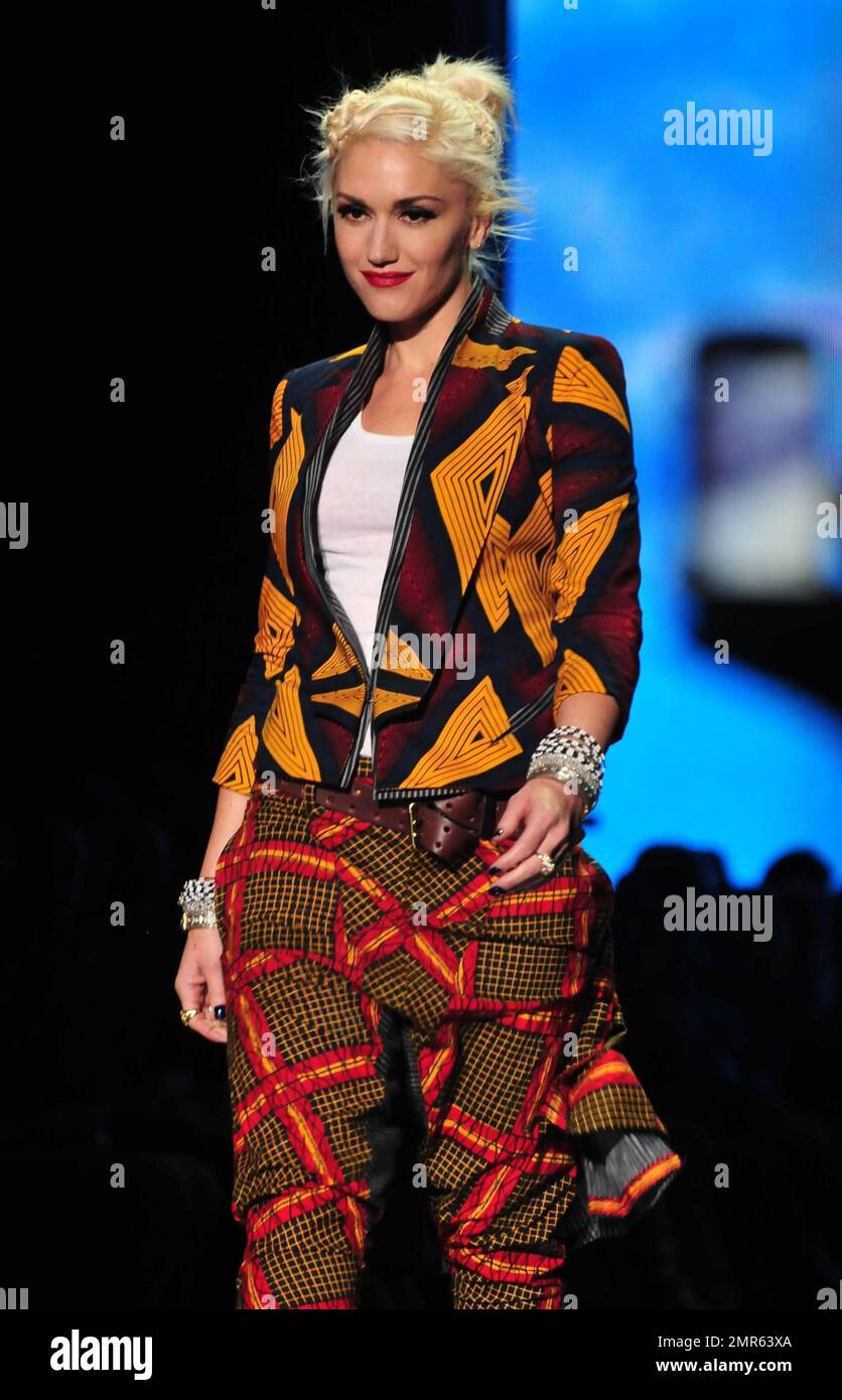 Gwen Stefani shows her Lamb fashion line during Mercedes Benz Fashion ...