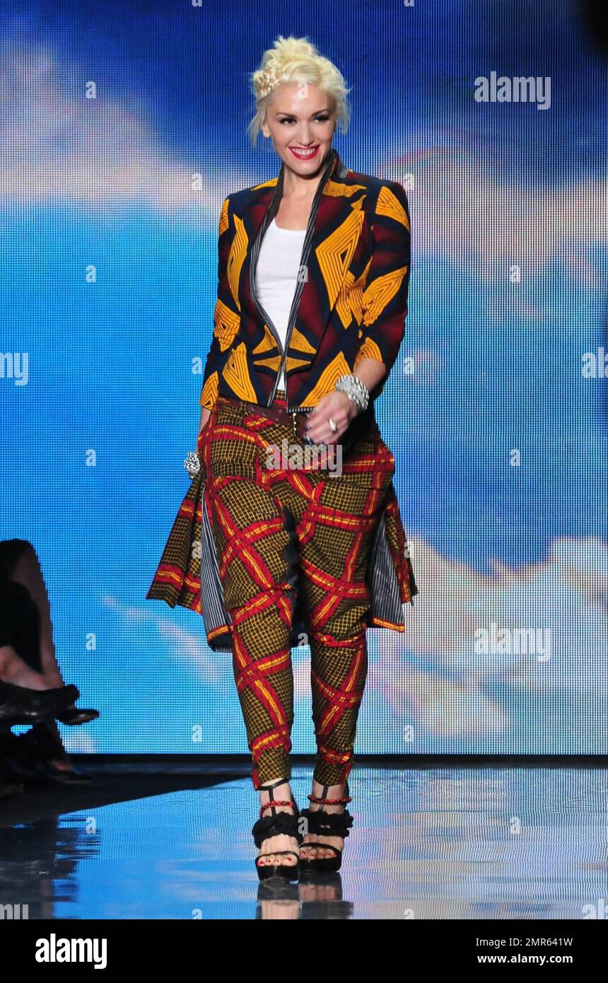 Gwen Stefani shows her Lamb fashion line during Mercedes Benz Fashion ...