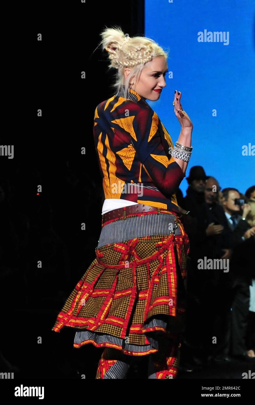 Gwen Stefani shows her Lamb fashion line during Mercedes Benz Fashion ...
