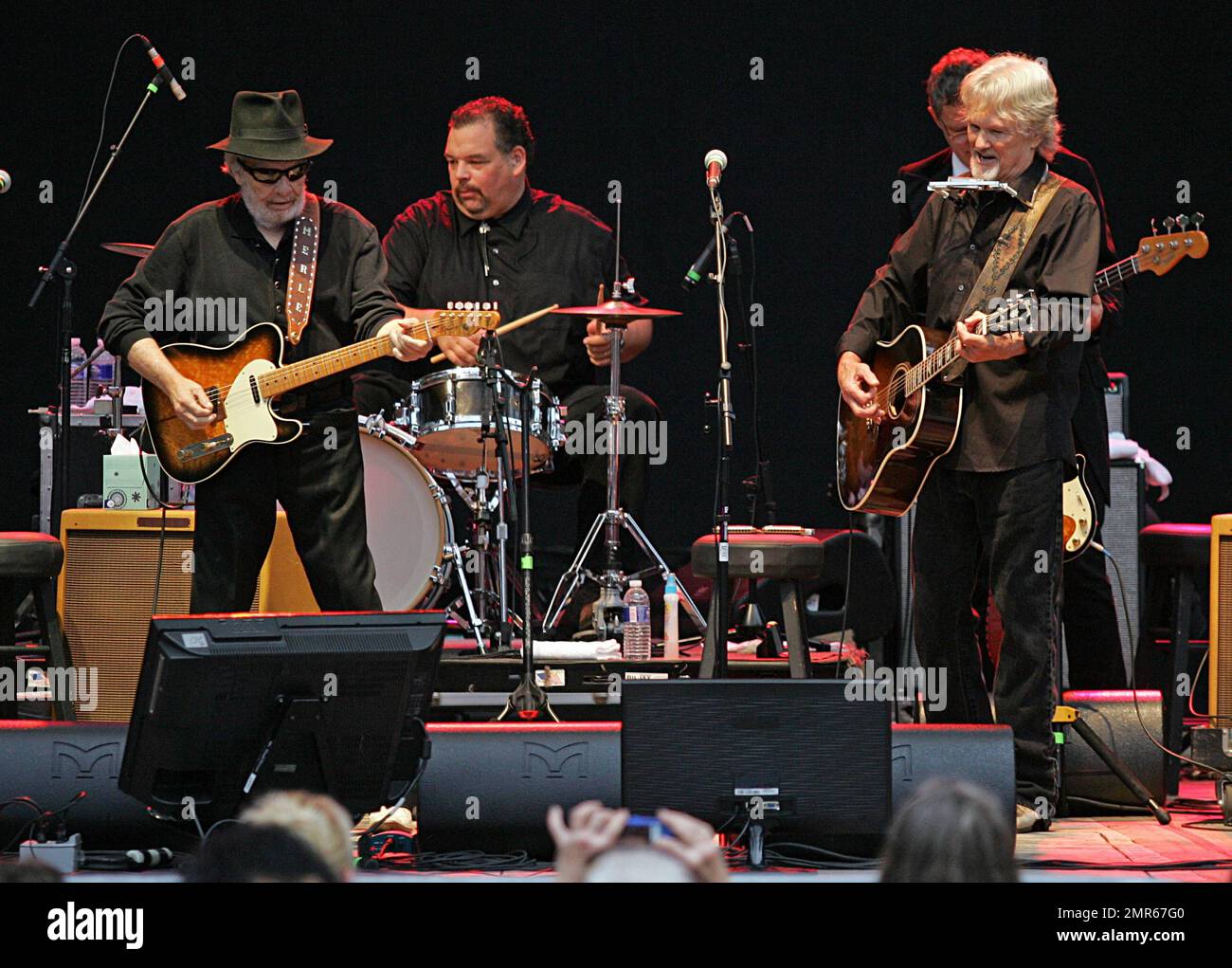 Merle Haggard performs live in concert with Kris Kristofferson at the ...