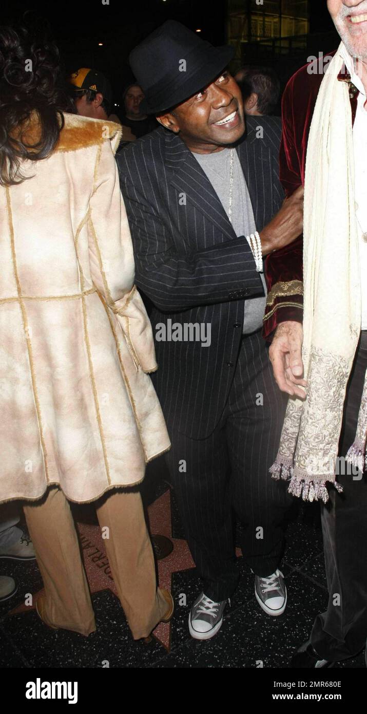 Flip Wilson arrives at Pantages Theater for the opening night of Hair ...