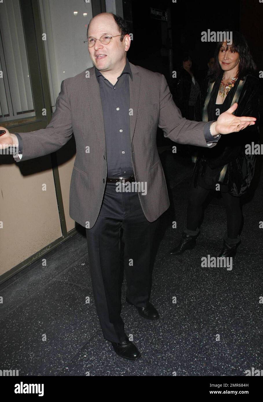 Jason Alexander arrives at Pantages Theater for the opening night of ...