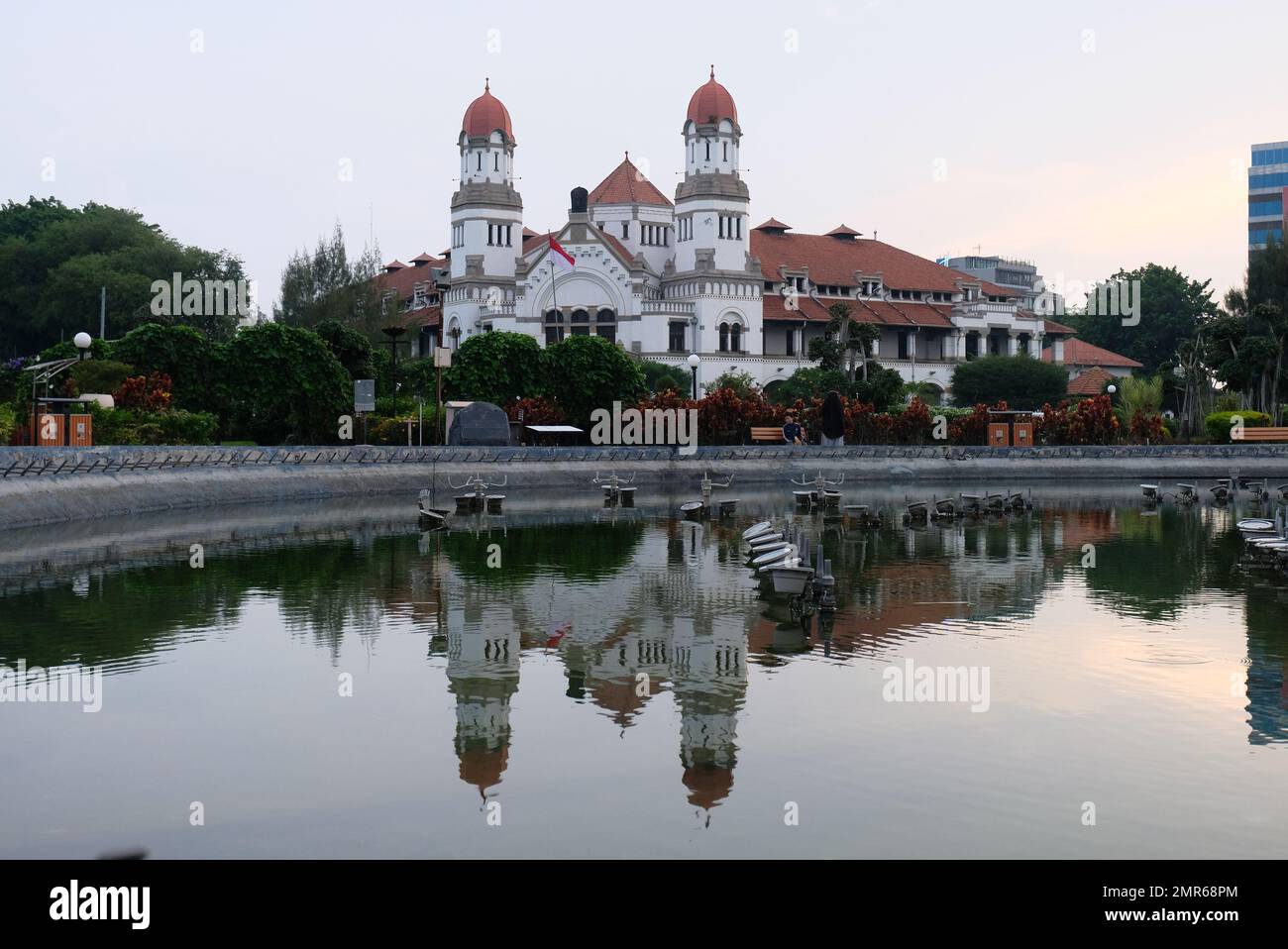Semarang, Indonesia - 15 January 2022: The famous colonial building in ...