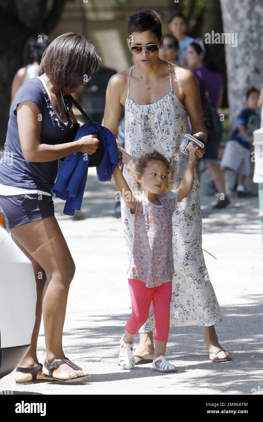 Halle Berry and daughter Nahla spend a day together at Griffith Park ...