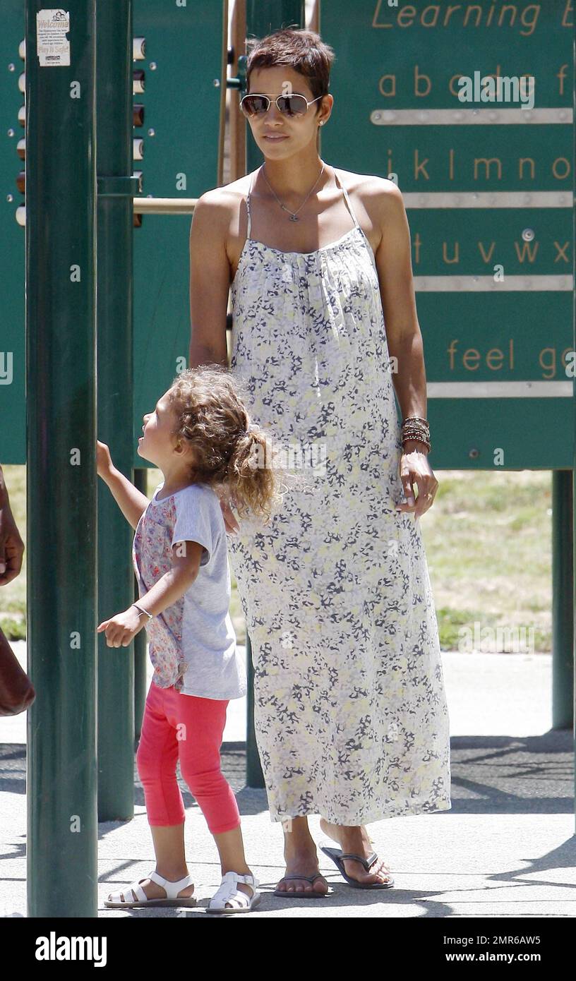 Halle Berry and daughter Nahla spend a day together at Griffith Park ...