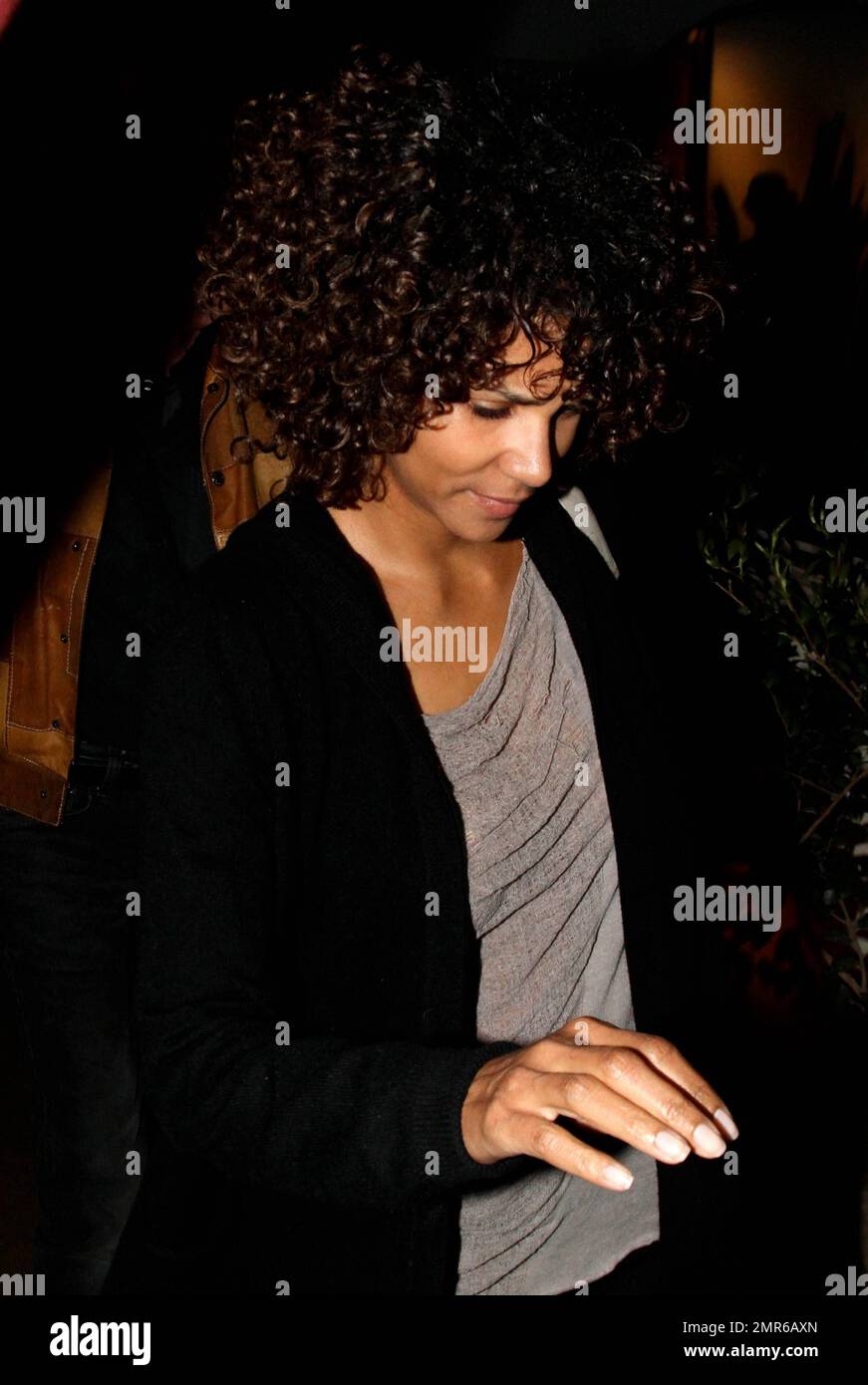 Actress Halle Berry was seen leaving Nobu restaurant in Malibu wearing ...