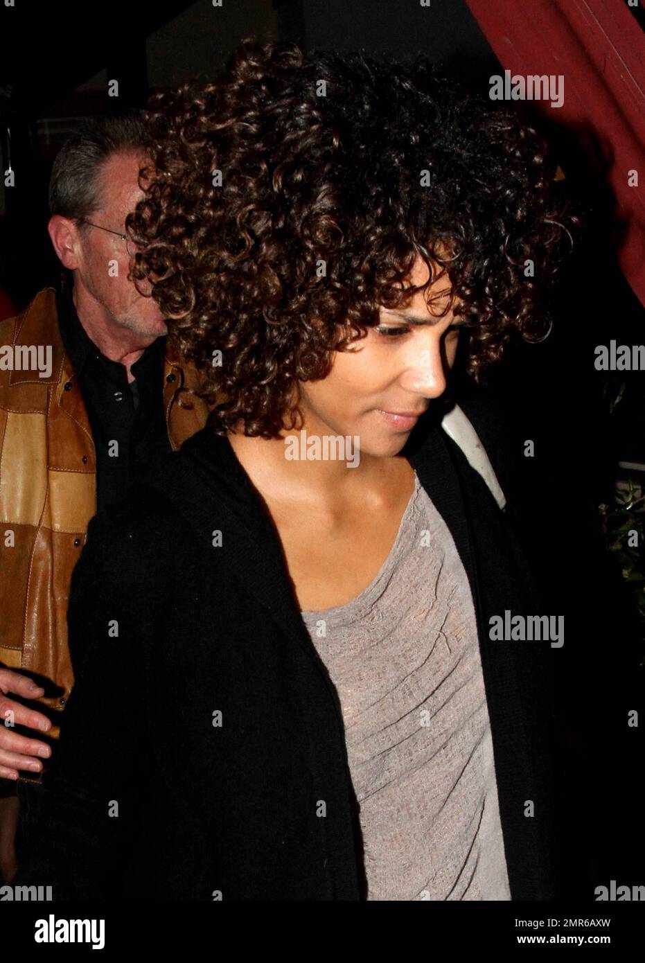 Actress Halle Berry was seen leaving Nobu restaurant in Malibu wearing ...