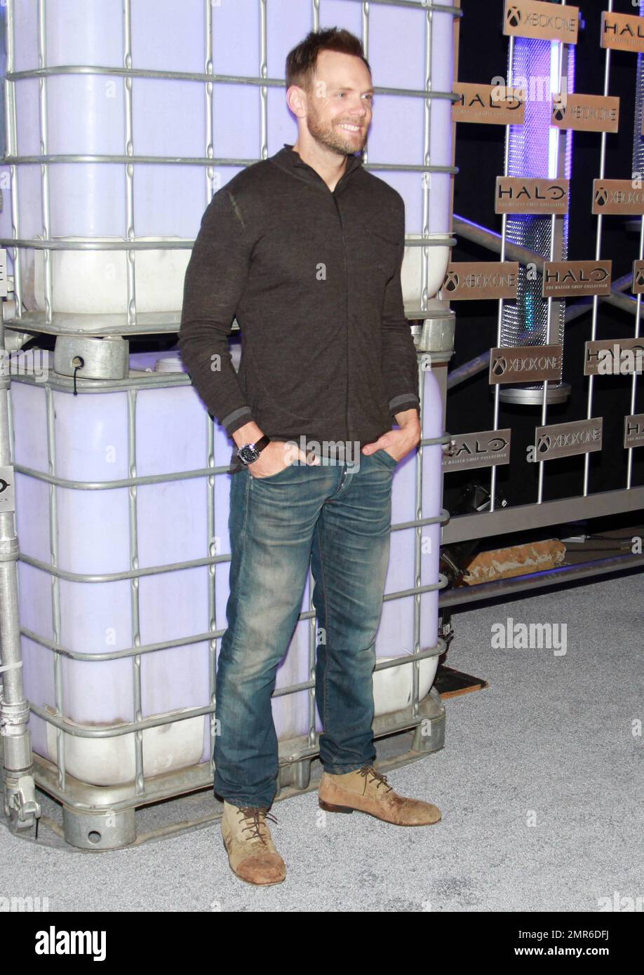 Joel McHale at HALOFEST, celebrating the launch of “Halo: The Master ...