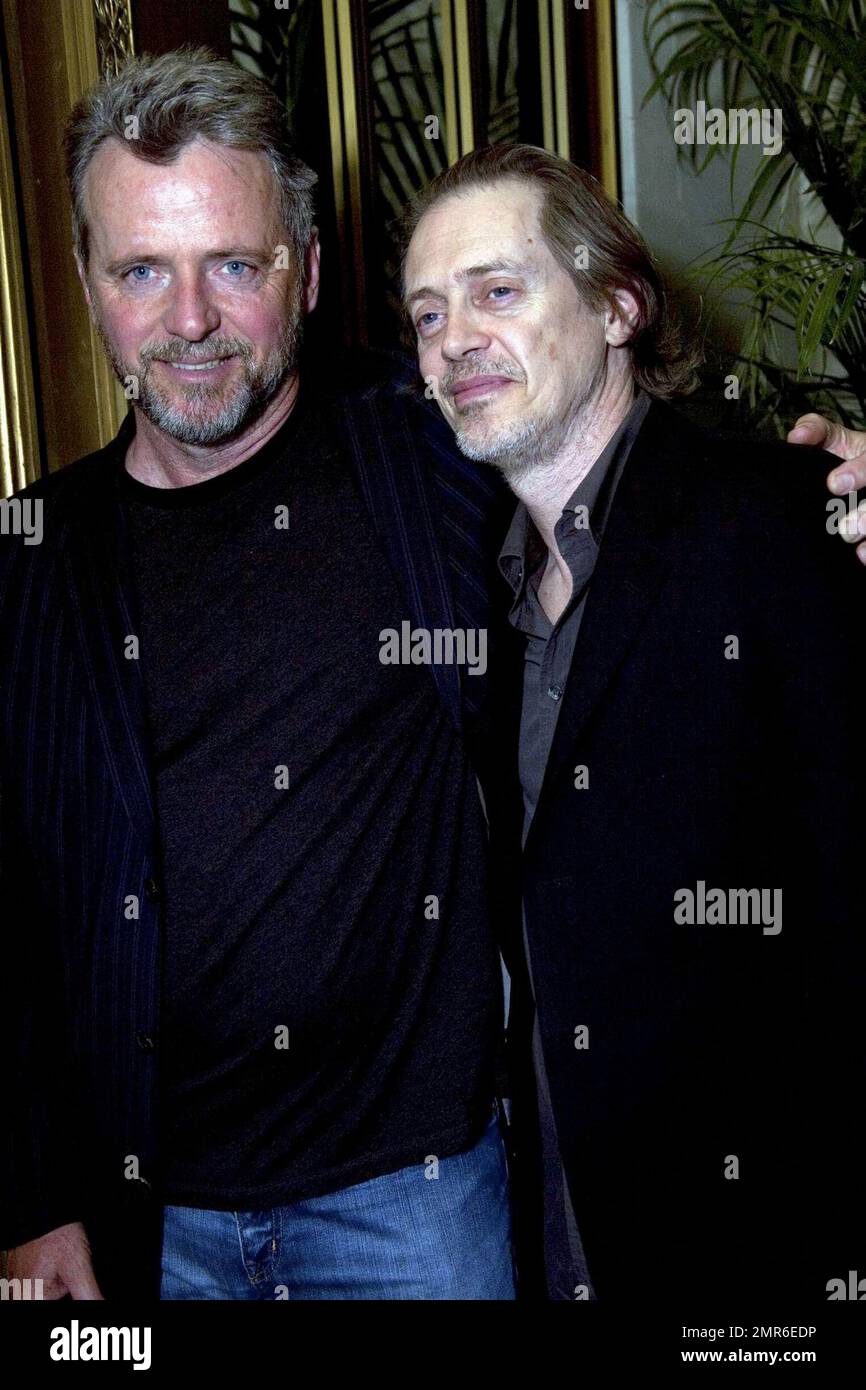 Aidan Quinn and Steve Buscemi attend the after party for the screening ...