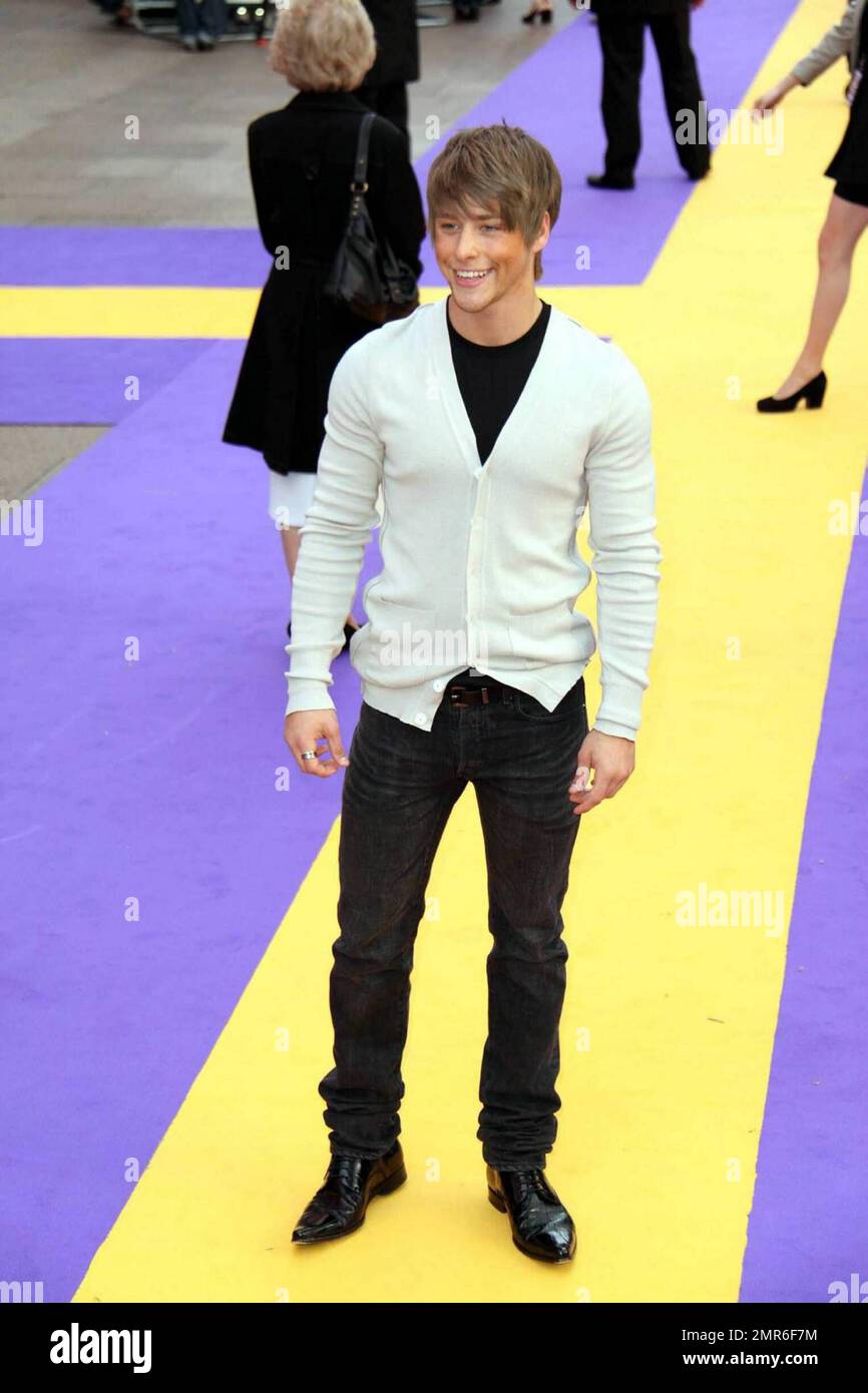 Mitch Hewer attends the "Hannah Montana: The Movie" premiere in London ...