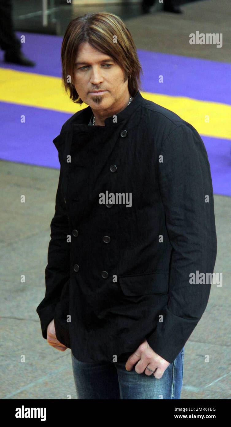 Billy Ray Cyrus attends the "Hannah Montana: The Movie" premiere in ...