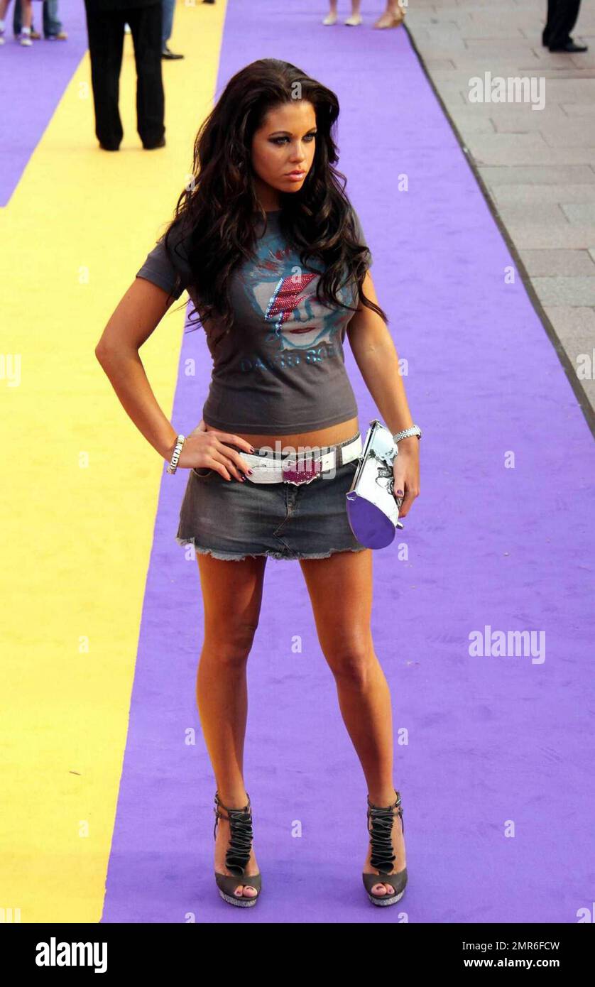 Bianca Gascoigne attends the "Hannah Montana: The Movie" premiere in ...