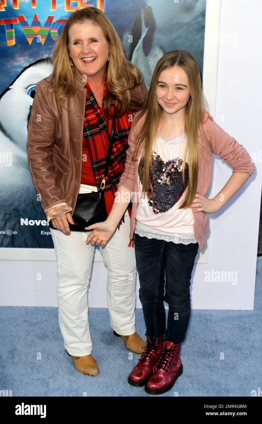 Actress Nancy Cartwright at the Los Angeles premiere of "Happy Feet Two ...