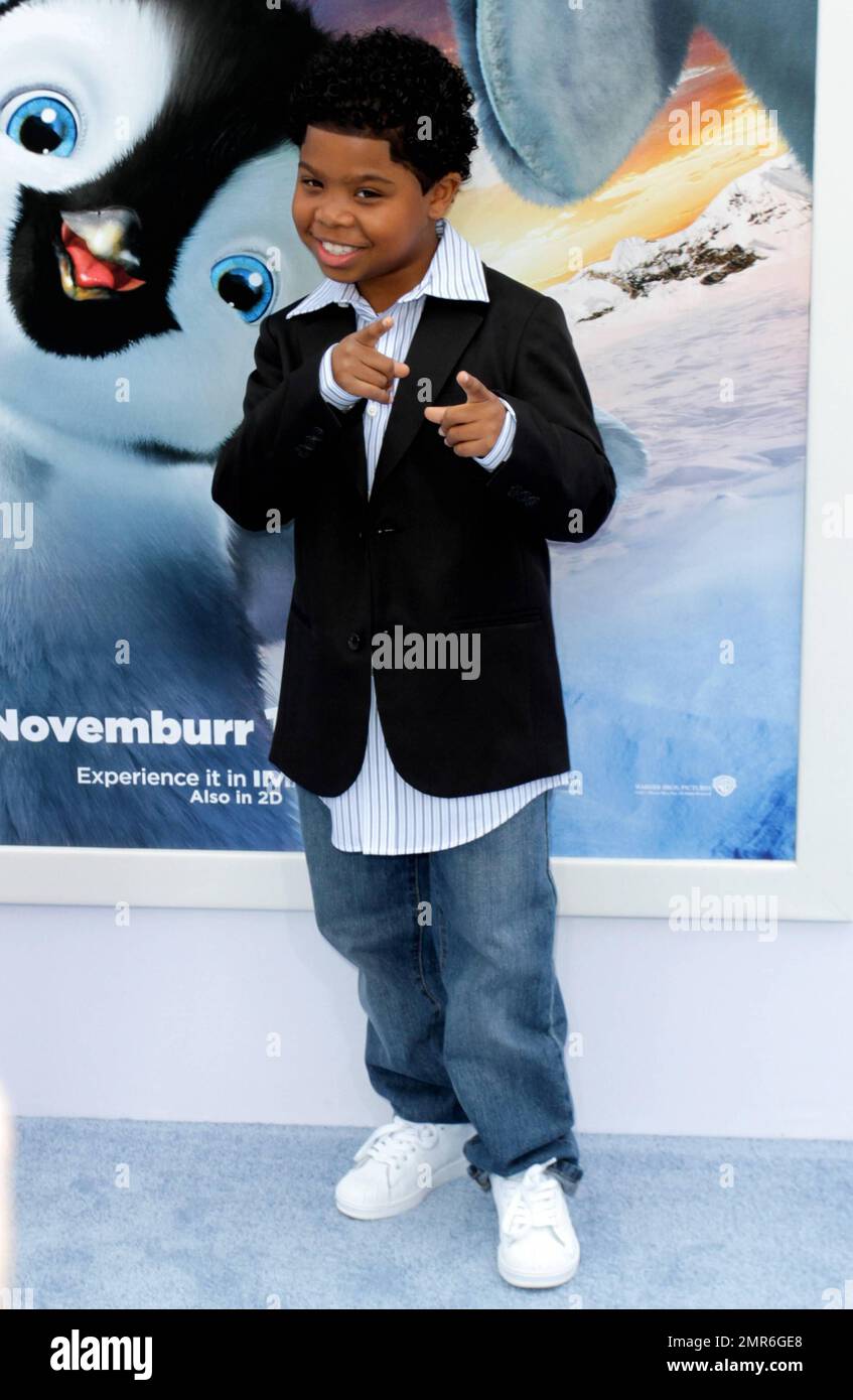 Actor Benjamin "Lil P-Nut" Flores Jr. at the Los Angeles premiere of ...