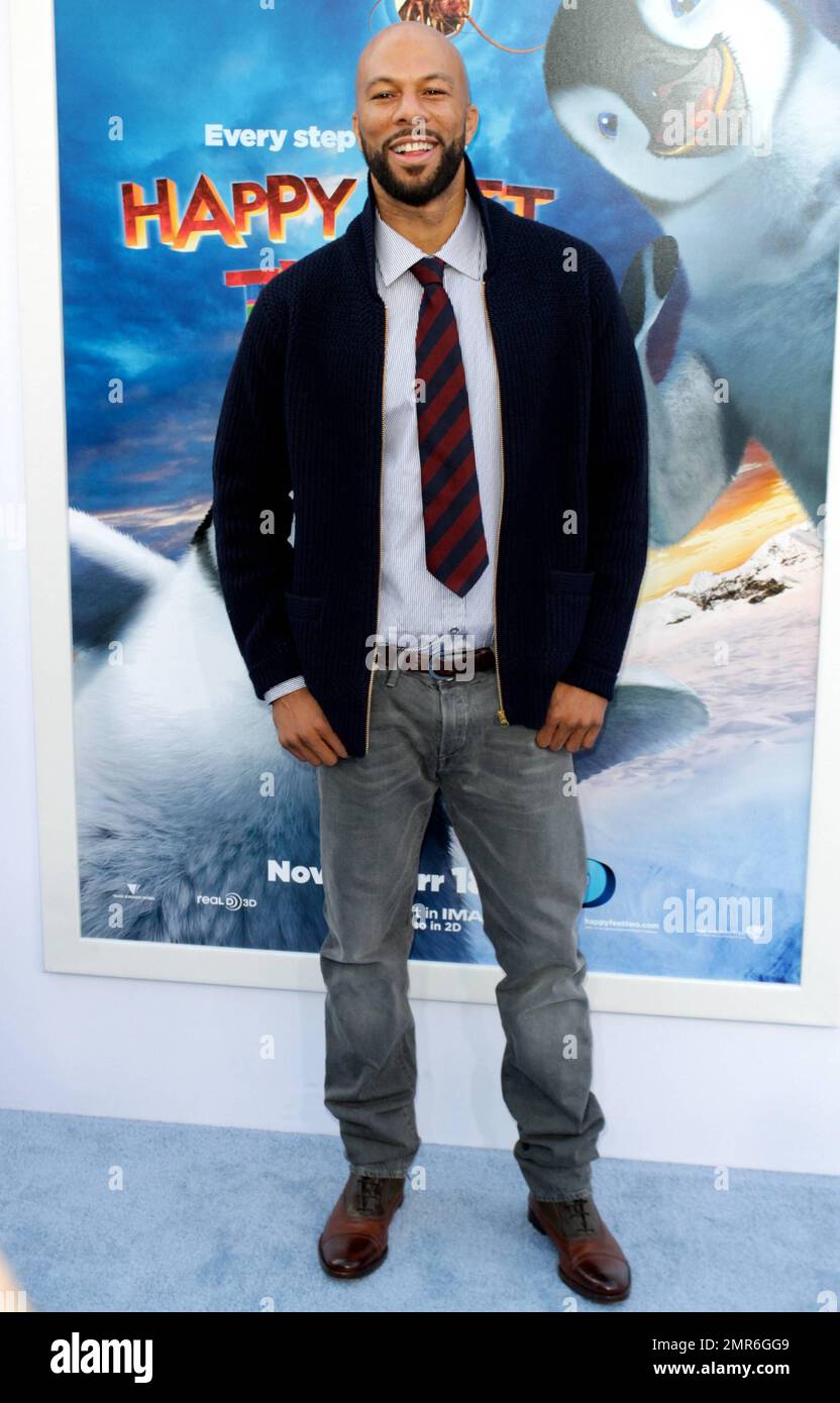 Actor Common at the Los Angeles premiere of "Happy Feet Two" held at ...