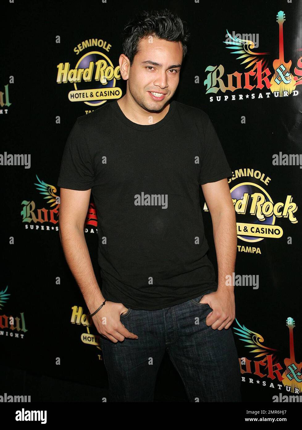 Frankie Delgado arrives on the red carpet for the Hard Rock Presents ...