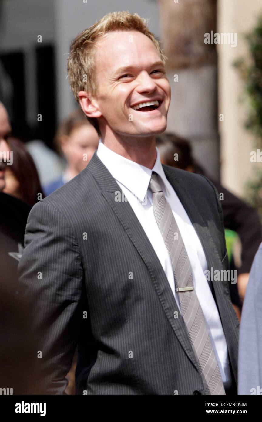 Actor Neil Patrick Harris at the ceremony to reveal his star on the ...