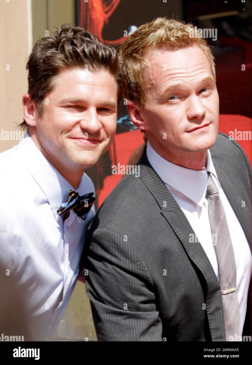 Actor Neil Patrick Harris and partner David Burtka at the ceremony to ...