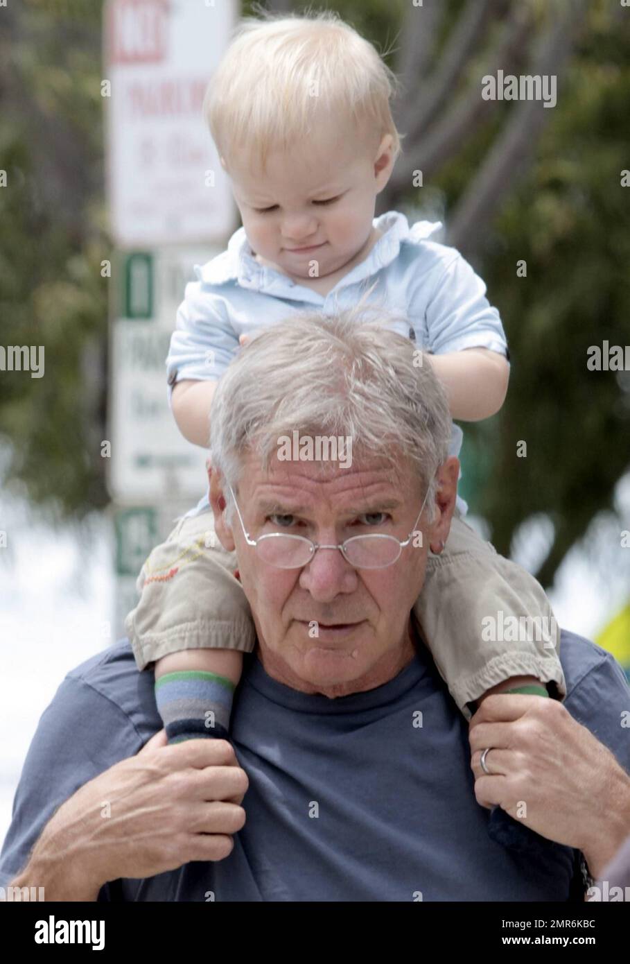 EXCLUSIVE!! Harrison Ford takes a Sunday afternoon stroll with his ...