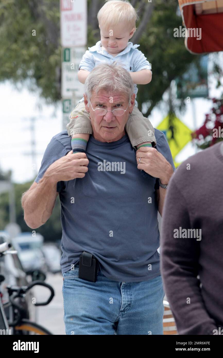EXCLUSIVE!! Harrison Ford takes a Sunday afternoon stroll with his ...