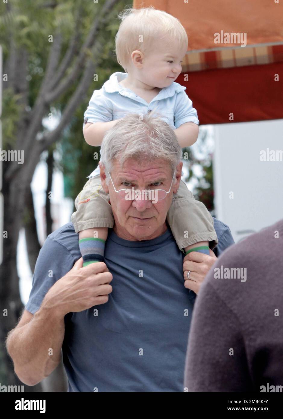 EXCLUSIVE!! Harrison Ford takes a Sunday afternoon stroll with his ...