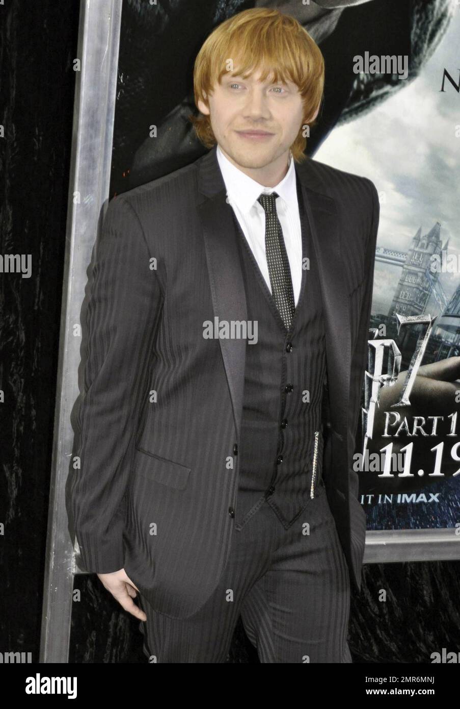 Rupert Grint at the premiere of "Harry Potter and the Deathly Hallows ...