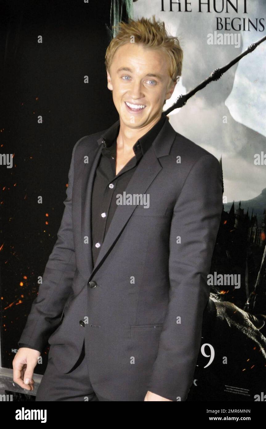 Tom Felton at the premiere of "Harry Potter and the Deathly Hallows ...