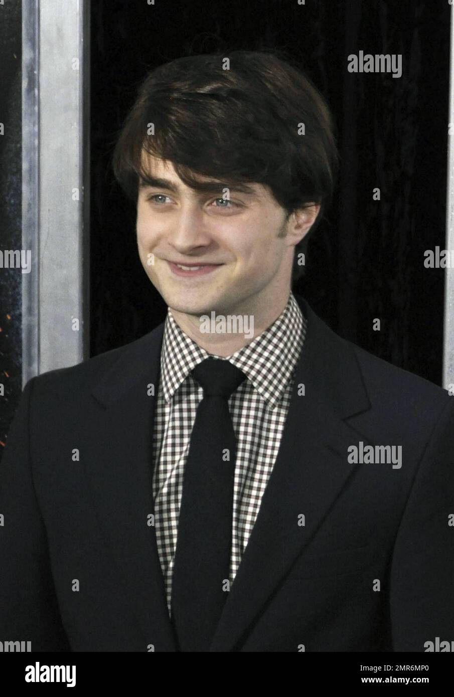 Daniel Radcliffe at the premiere of "Harry Potter and the Deathly ...