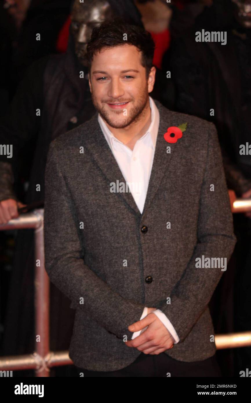 Matt Cardie poses on the red carpet at the world premiere of Warner ...