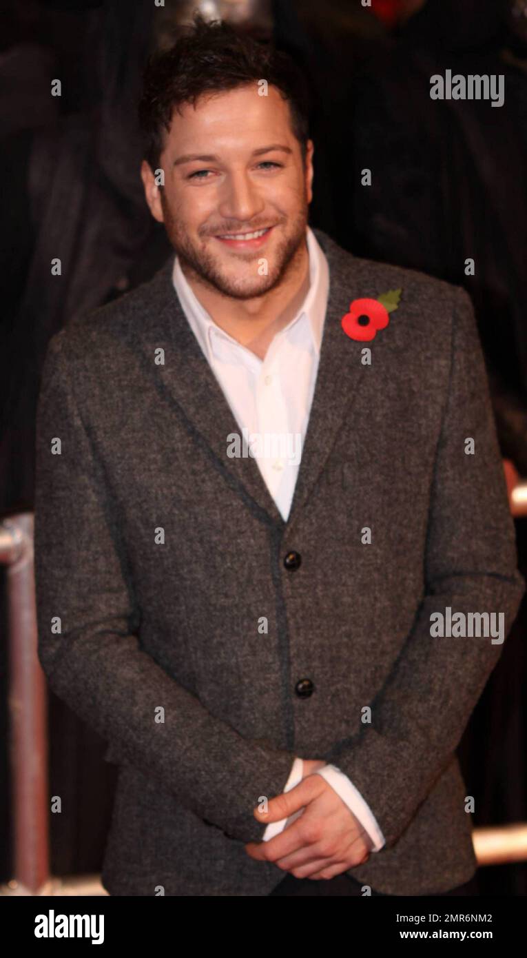 Matt Cardie poses on the red carpet at the world premiere of Warner ...