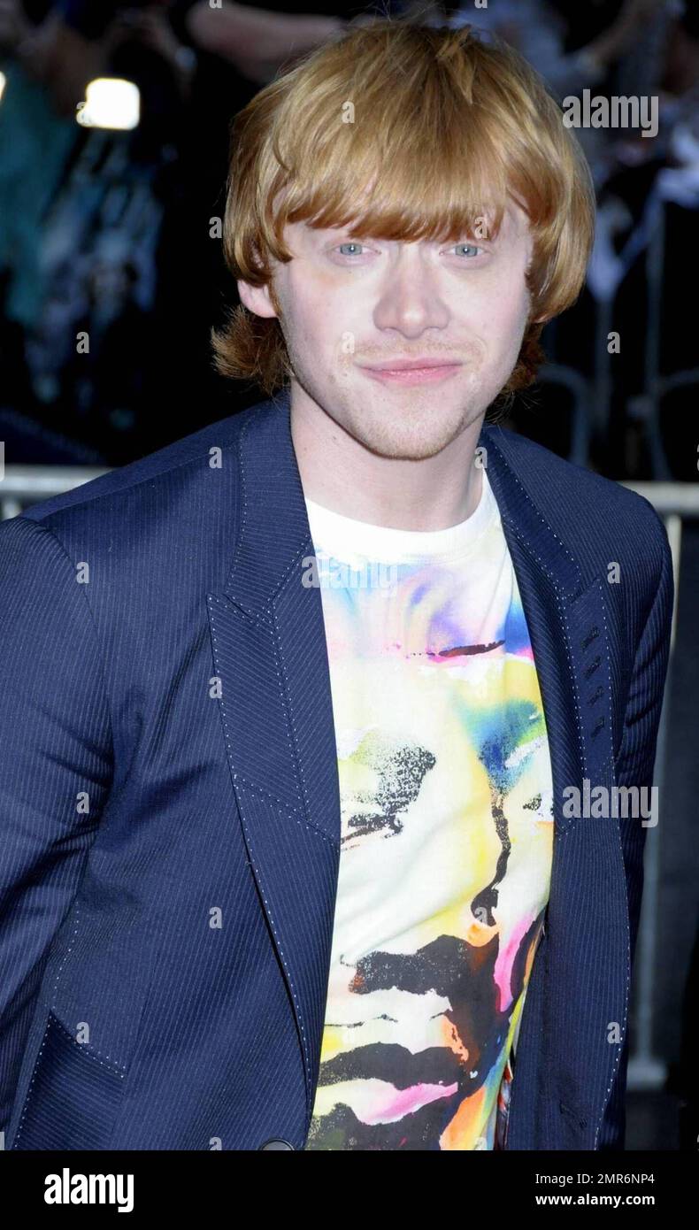 Rupert Grint attends the premiere of "Harry Potter and the Half Blood ...