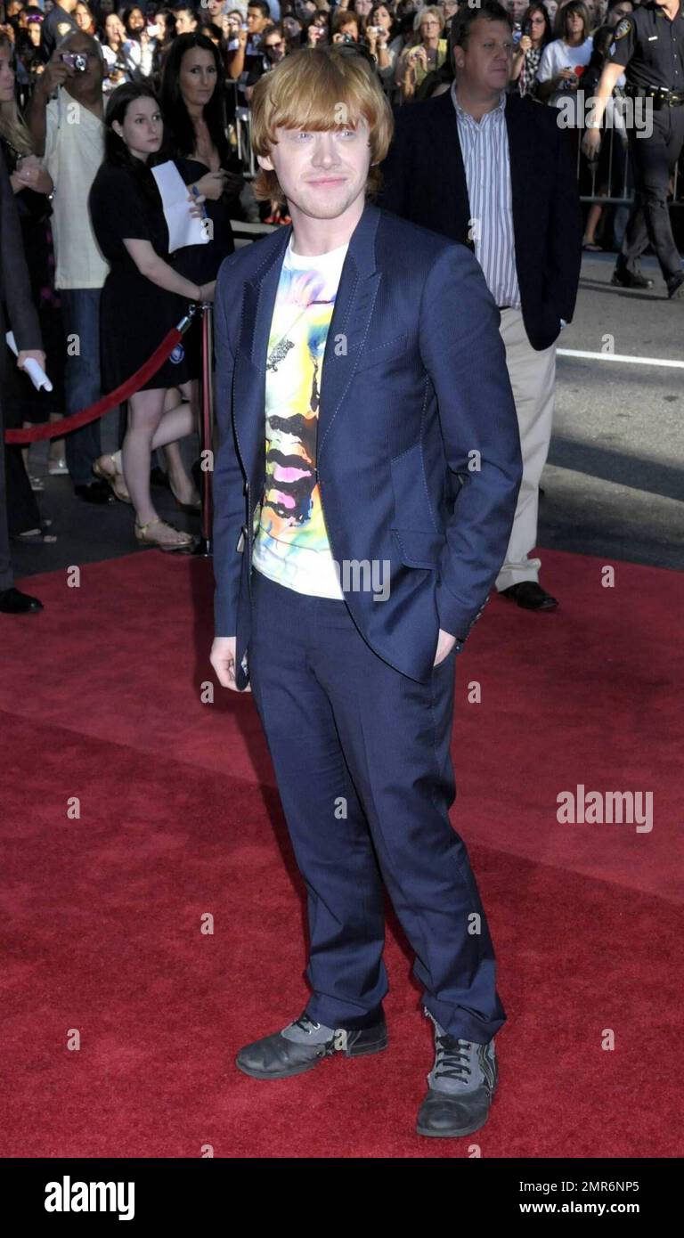 Rupert Grint attends the premiere of "Harry Potter and the Half Blood ...