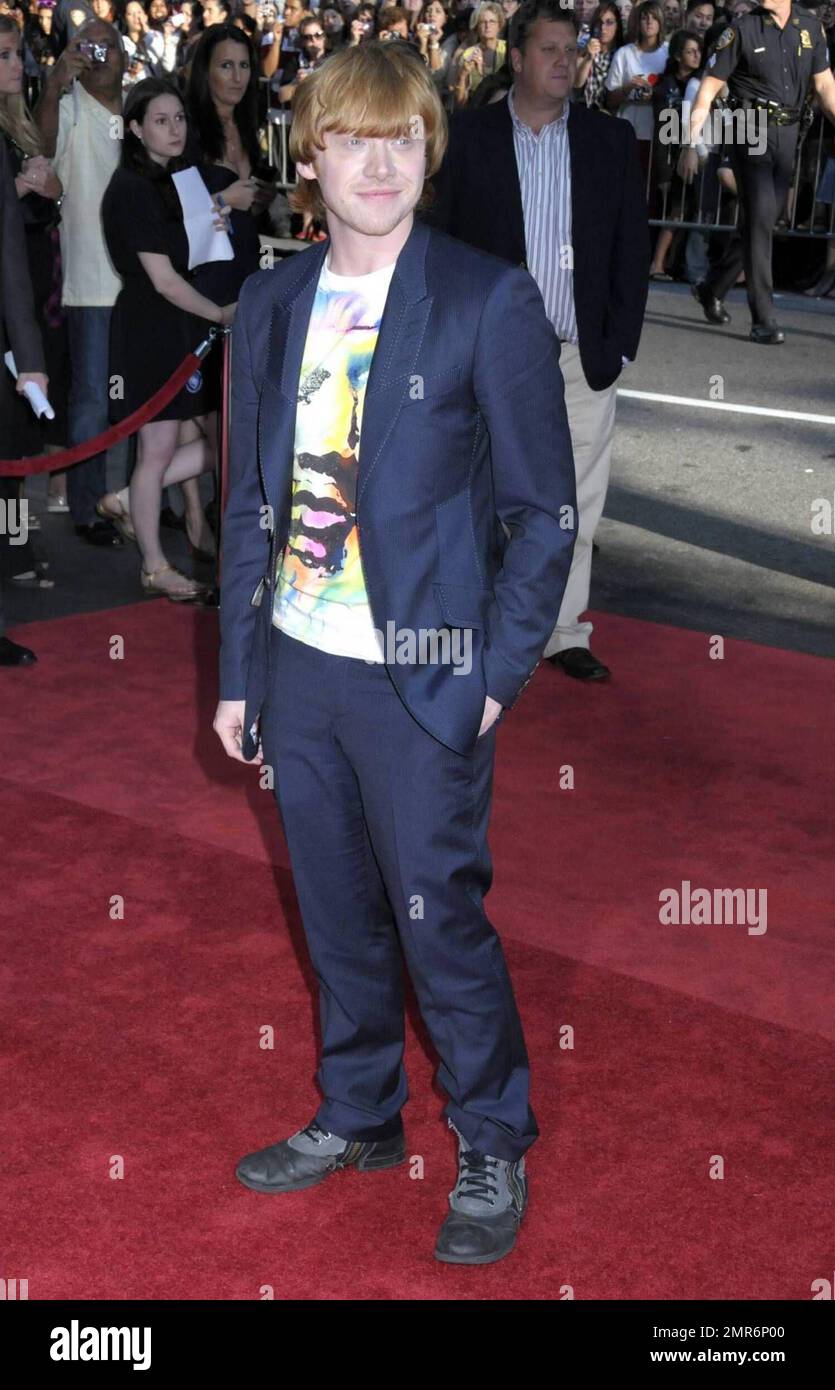 Rupert Grint attends the premiere of "Harry Potter and the Half Blood ...