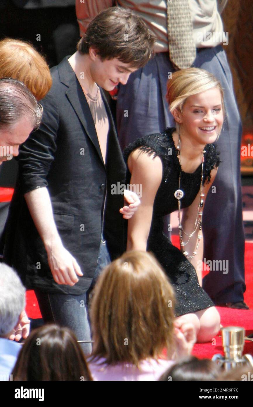 Harry Potter's Daniel Radcliffe, Emma Watson and Rupert Grint get their ...