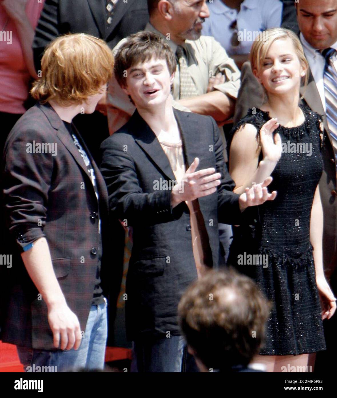 Harry Potter's Daniel Radcliffe, Emma Watson and Rupert Grint get their ...