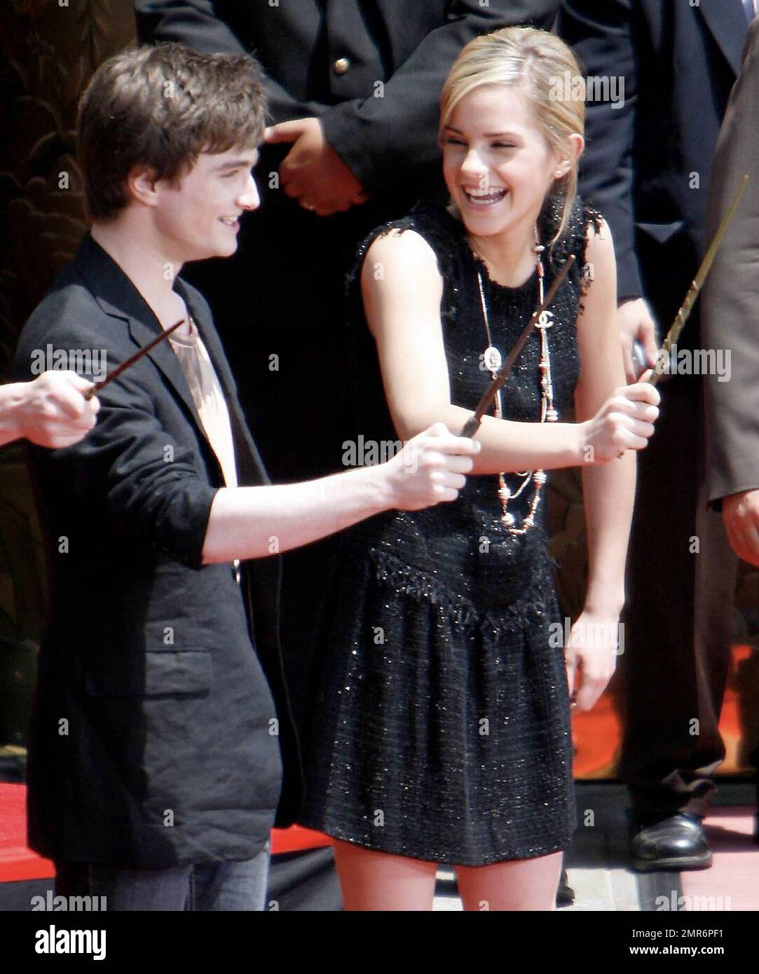 Emma watson harry potter wand hi-res stock photography and images - Alamy