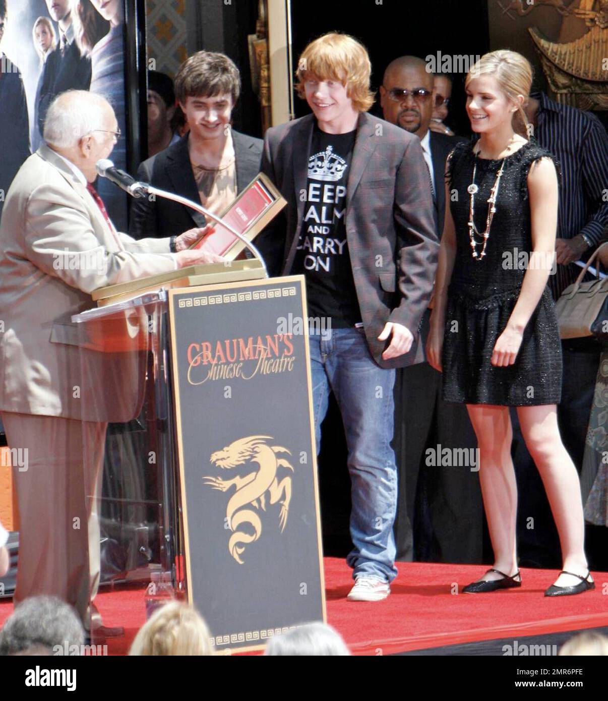 Harry Potter's Daniel Radcliffe, Emma Watson and Rupert Grint get their ...