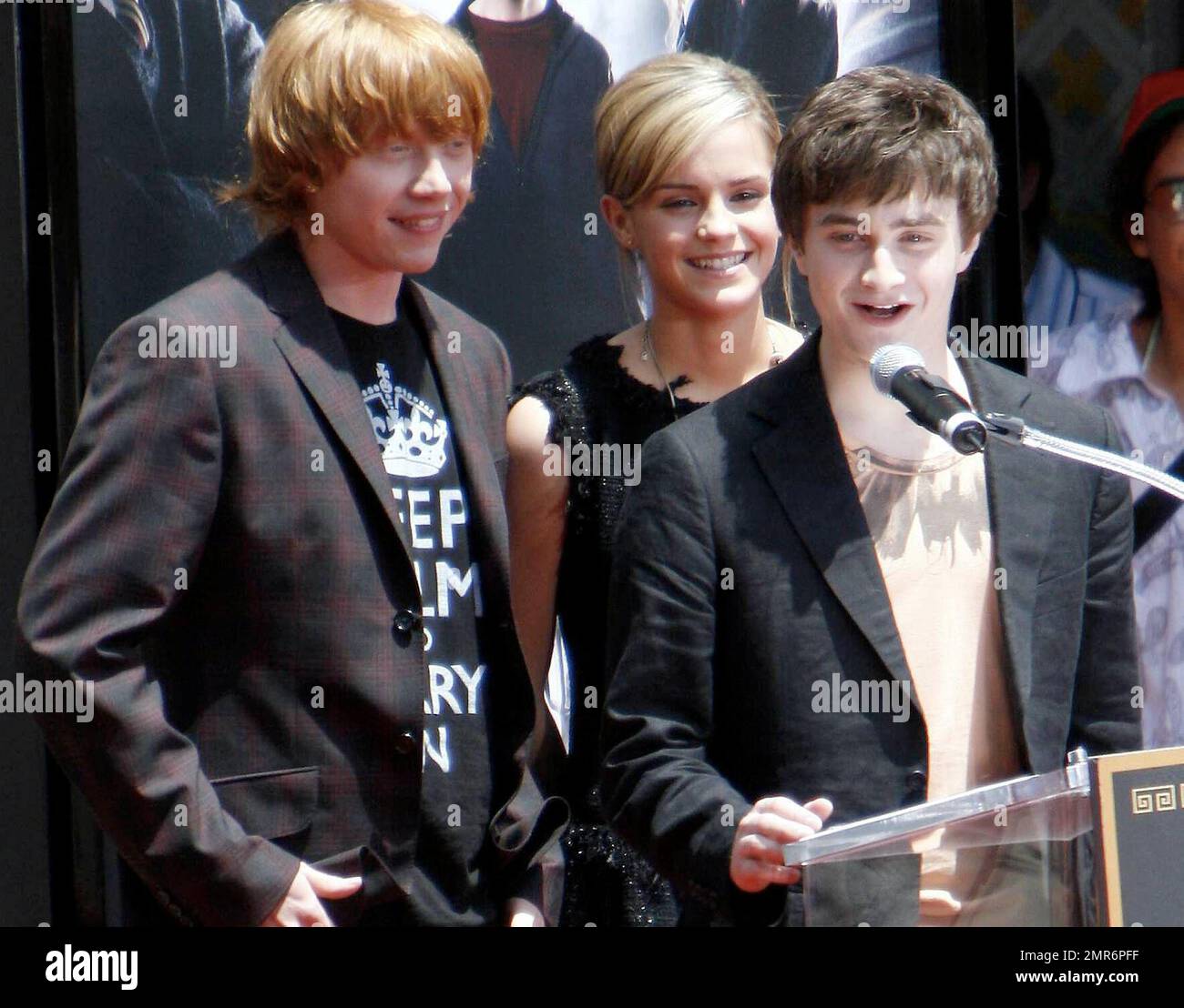 Harry Potter's Daniel Radcliffe, Emma Watson and Rupert Grint get their ...