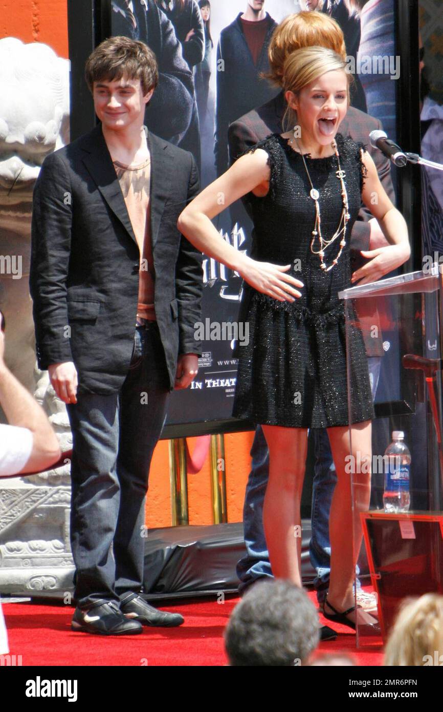Harry Potter's Daniel Radcliffe, Emma Watson and Rupert Grint get their ...