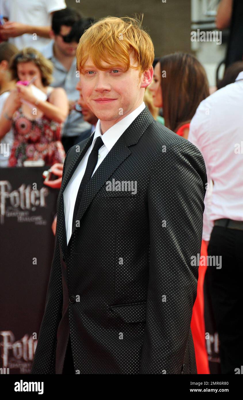 Rupert Grint at the premiere of "Harry Potter and the Deathly Hallows ...
