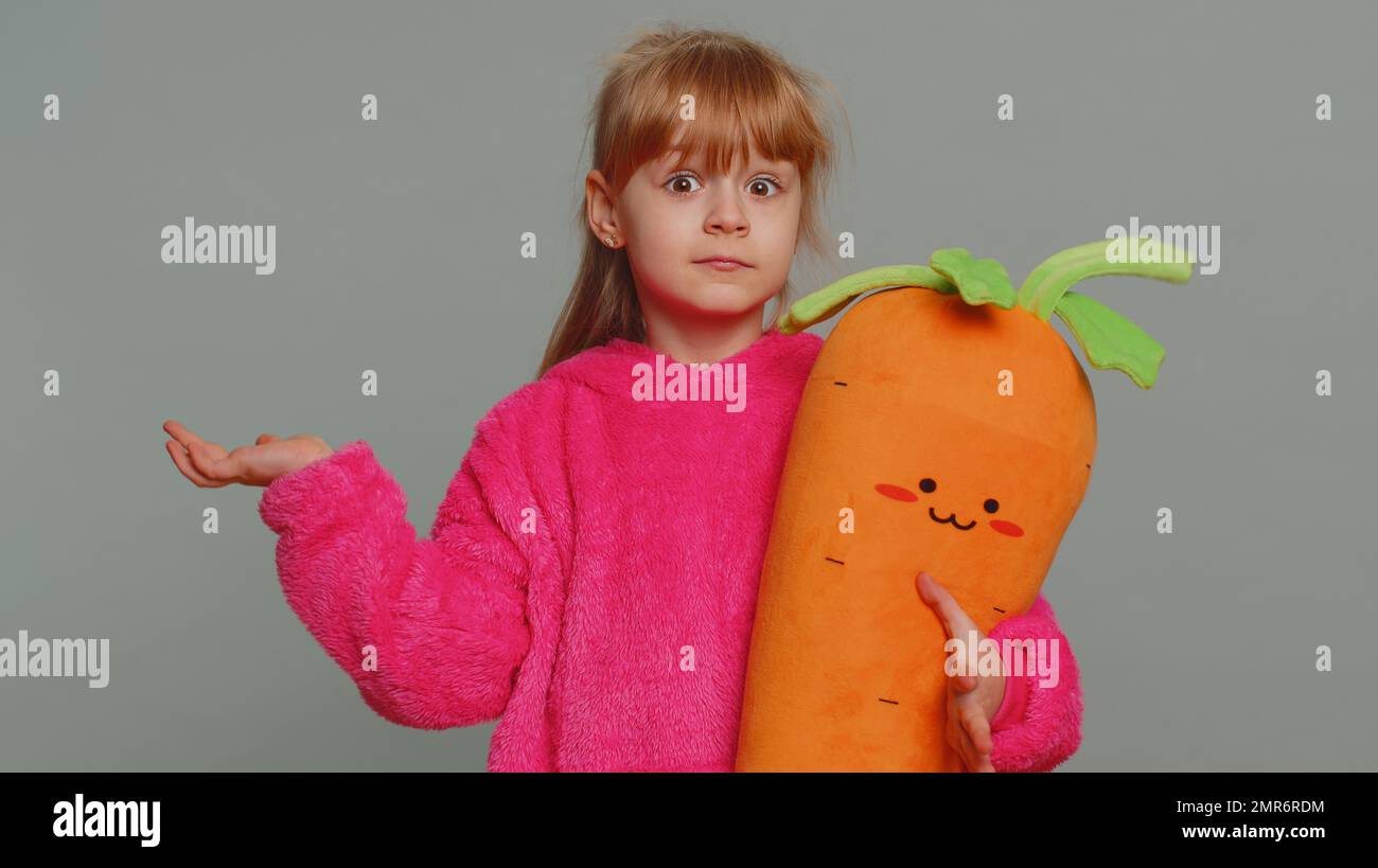 I dont know what to say. Confused young preteen child girl kid feeling ...