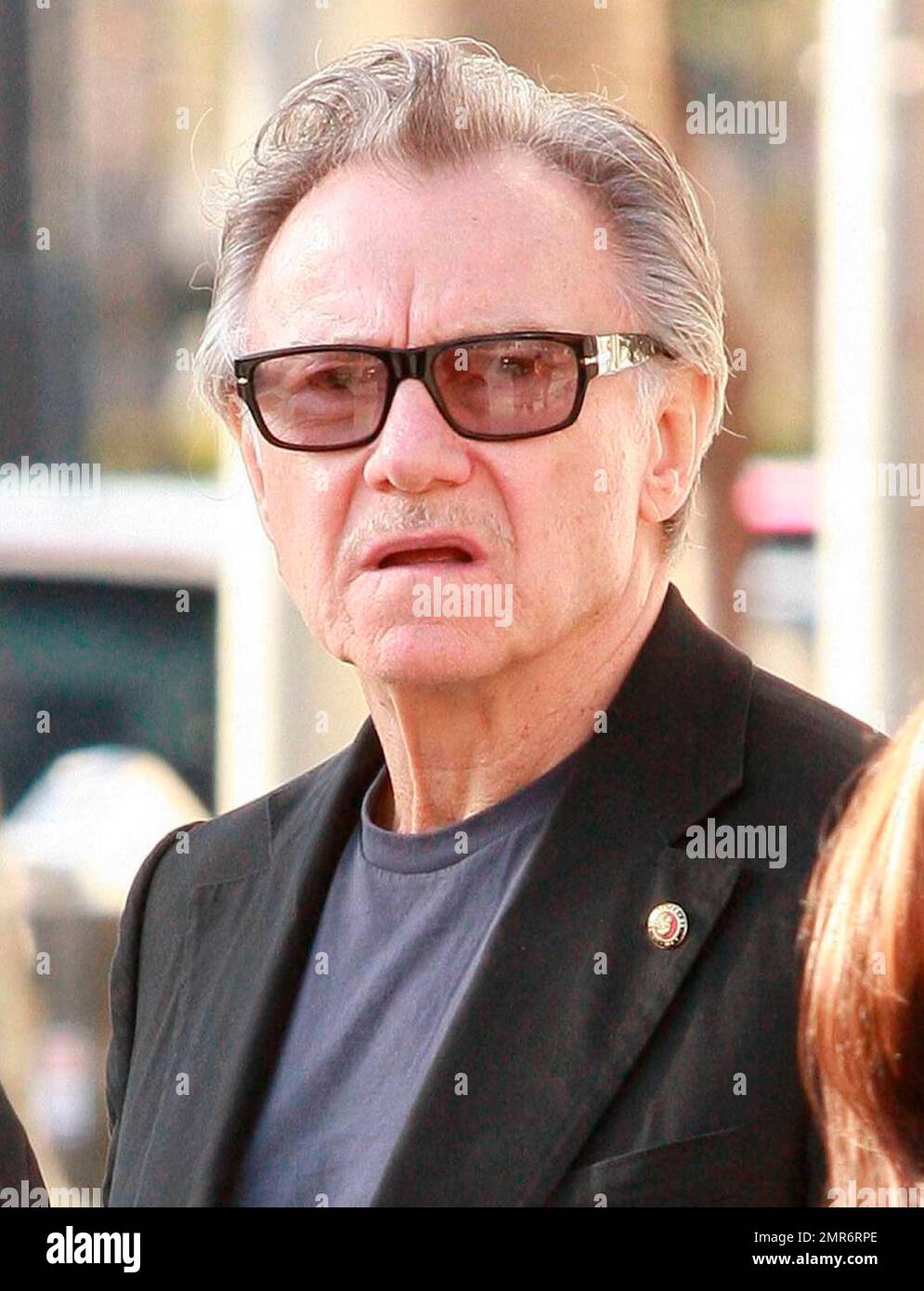 EXCLUSIVE!! Actor Harvey Keitel lunches with a friend at a Beverly ...