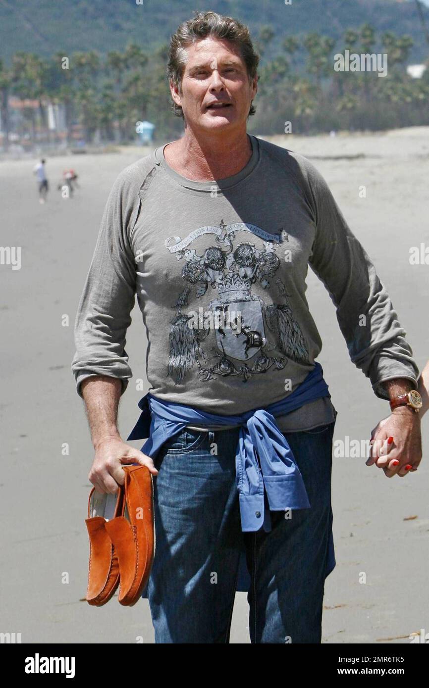 Exclusive!! A very healthy looking David Hasselhoff goes on a romatic ...